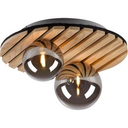 JUST LIGHT Deckenleuchte &raquo;GREEN STIK&laquo; G9 1 Stk. Warmwei&szlig; ExklusiveG9 braun 2, &Oslash; 15cm H: 20cm, 1 Stk.