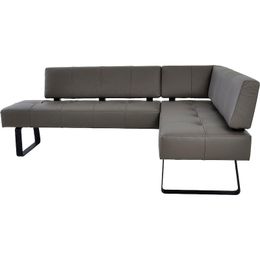 K+w Komfort & Wohnen K+W Komfort & Wohnen Eckbank &raquo;Spider II&laquo; Sitzsteppung, bequem durch Sandwichbauweise, 2 Stellma&szlig;e braun B/H/T: 227cm x 88cm x 165cm, Leder CASAY, 