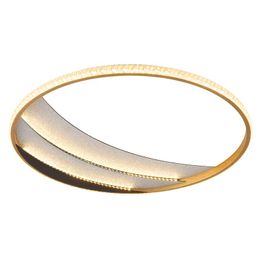 Globo LIGHTING Deckenleuchte &raquo;CONSTANCE&laquo; LED-Modul 1 Stk. LED Deckenleuchte f&uuml;r Wohn- & Schlafzimmer gold 1, &Oslash; 52cm H: 6cm, 1 Stk.