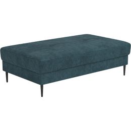 OTTO home Hocker &raquo;Summer B: 142cm, in Cord & Struktur erh&auml;ltlich&laquo; schwarze Metallf&uuml;&szlig;e blau 90% Polyester;10% Nylon B/H/T: 140cm x 46cm x 80cm, 
