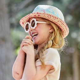 MaxiMo Damen MaxiMo Sonnenbrille 2 Stk. wei&szlig;, Blume, polarisiert, BPA-frei, Girls wei&szlig; Einheitsgr&ouml;&szlig;e