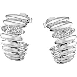 Firetti Damen Paar Creolen &raquo;Schmuck Geschenk Silber 925 Ohrschmuck Ohrringe&laquo; mit Zirkonia (synth.) silber Silber 925 (Sterlingsilber)