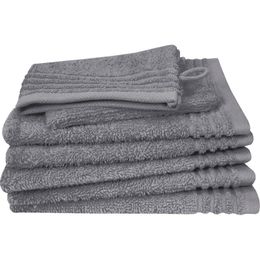 Dyckhoff Waschhandschuh &raquo;Waschhandschuh-Set BRILLANT 6-tlg., Baumwolle, 550 g/m&sup2;&laquo; Baumwolle Frottier, Baumwolle B/L: 16cmx21cm, 6 Stk., Frottier