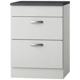Optifit Kochfeldumbauschrank &raquo;Agos&laquo; wei&szlig; Holzwerkstoff B/H/T: 60cm x 85cm x 60cm
