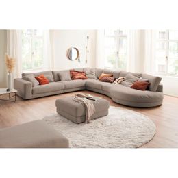 3C Candy Ecksofa &raquo;Enisa II, bequem und komfortabel, Mega Familiensofa, L-Form&laquo; incl. 3 Flatterkissen, wahlweise mit Flecken-Schutz-Bezug Easy care 