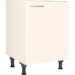 Nobilia Sp&uuml;lenschrank &raquo;"Touch", Ausrichtung w&auml;hlbar, vormontiert, in den Breiten&laquo; 45 und 60 cm, mit h&ouml;henverstellbaren Sockelf&uuml;&szlig;en wei&szlig; B/H/T: 60cm x 