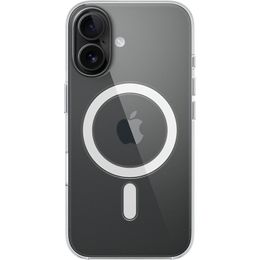 Apple Smartphone-H&uuml;lle &raquo;iPhone 16 Clear Case mit MagSafe&laquo; Smartphones 15,5 cm (6,1 Zoll) transparent Polycarbonat (PC) Mit integrierten Magneten, die sich 