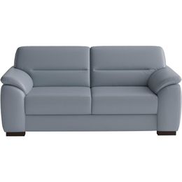 Sit & More sit&more 3-Sitzer &raquo;Montego&laquo; mit Federkern grau B/H/T: 196cm x 88cm x 90cm, NaturLEDER Stoff
