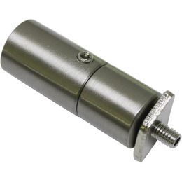 Gardinia Gardinenstangenhalter &raquo;Deckentr&auml;ger kurz&laquo; Serie Einzelprogramm Chicago &Oslash; 20 mm silber L: 3,6cm