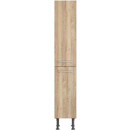 Optifit Apothekerschrank &raquo;Klara&laquo; Breite 30 cm braun Holzwerkstoff B/H/T: 30cm x 176,6cm x 58,4cm, T&uuml;ren: 2 Stk.