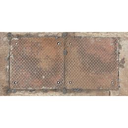 ARCHITECTS PAPER Fototapete &raquo;Iron Plate&laquo; Vlies, Wand, Schr&auml;ge bunt Vlies B/L: 5m x 2,5m