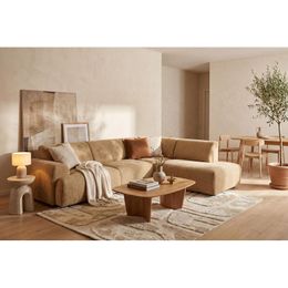 OTTO home Ecksofa &raquo;Linkka, Breite 282 cm&laquo; L-Form, in einem weichen Chenille-Stoff, mit Wellenunterfederung gelb 90% PES, 10% Nylon B/H/T: 282cm x 75cm