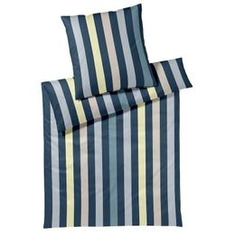 Elegante Bettw&auml;sche &raquo;Melody&laquo; 2 Stk. angenehmes Hautgef&uuml;hl gr&uuml;n Jersey, Obermaterial: 100% Baumwolle B/L: 155cm x 220cm, 1 Stk., 1 Stk., Jersey, B/L: 80cm x 