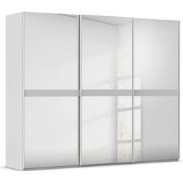 Rauch Schwebet&uuml;renschrank &raquo;Kleiderschrank Schrank Garderobe Schlafzimmerschrank SCALE-LINE&laquo; edle Optik mit Bauchbinde in Korpusfarbe Spiegelfront MADE