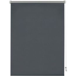 Gardinia Seitenzugrollo &raquo;Thermo Klemmrollo Energiesparend&laquo; energiesparend ohne Bohren freih&auml;ngend abdunkelnd mit Thermobeschichtung grau Polyester 