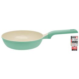 ELO Basic Schmorpfanne &raquo;Colorio Pastell&laquo; Aluminiumguss 1 tlg. Au&szlig;en farbig Silikon Polyester beschichtet gr&uuml;n &Oslash; 28cm + H&ouml;he 6,2cm