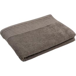 G&ouml;zze Gaestehandtuecher &raquo;Hanna&laquo; Set, Uni Farben, strukturierte Bord&uuml;re, 100% Baumwolle grau Walkfrottier, Obermaterial: 100% Baumwolle B/L: 30cmx50cm, 3 Stk