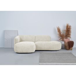 Home Affaire Ecksofa &raquo;OSTRUP Rundsofa, L-Form, Naturt&ouml;ne, Boucle oder Chenille&laquo; Breite 278 cm, organische Form mit sanften Rundungen wei&szlig; 100% 