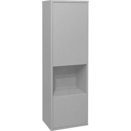 M&auml;usbacher Vitrine &raquo;Bonnie&laquo; Breite 41 cm grau B/H/T: 41cm x 132cm x 32cm, T&uuml;ren: 1 Stk.