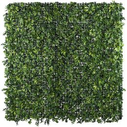Creativ green Kunstpflanze &raquo;Bl&auml;ttermatte UV-best&auml;ndig&laquo; in UV-best&auml;ndiger Ausf&uuml;hrung gr&uuml;n B/H/L: 100cm x 100cm, 1 Stk.