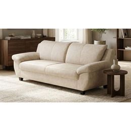 OTTO home 3-Sitzer &raquo;Silkeborg 207 cm, formsch&ouml;nes Sofa mit dunklen F&uuml;&szlig;en&laquo; aus haustierfreundlichem Pet Friendly Bezug 100% Polyester B/H/T: 207cm x 