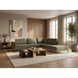 Musterring Ecksofa &raquo;JUSTB! PM100, stilvoller Lounge-Komfort von &laquo; Kollektion Bettina Zimmermann, optionaler Sitzvorzug & Fu&szlig;-Auswahl gr&uuml;n 100% Polyester B/H/T: 