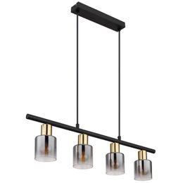 Globo LIGHTING Pendelleuchte &raquo;HOLLSY&laquo; E14 1 Stk. H&auml;ngeleuchte, H&auml;ngelampe, Esstisch, Wohnraum schwarz 1 Stk.