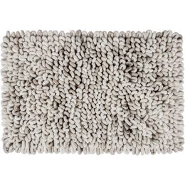 Wenko Badematte &raquo;Lerici&laquo; H&ouml;he 60 mm rutschhemmend beschichtet fusselfreier Badteppich, 3D-Struktur, hohe Feuchtigkeitsaufnahme Materialmix rechteckig 