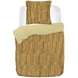 Kayori Bettw&auml;sche &raquo;Oota&laquo; 2 Stk. 100% reiner Bio-Baumwolle beige Renforc&eacute; (Bio-Baumwolle), Obermaterial: 100% Baumwolle B/L: 135cm x 200cm, 1 Stk., 1 