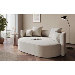 LeGer Home by Lena Gercke 2,5-Sitzer &raquo;ISALIE Samtoptik, rundes Loungesofa, mit Kissen, perfekt gepolstert&laquo; moderne Stoffe, mit 4 Zierkissen, extra 