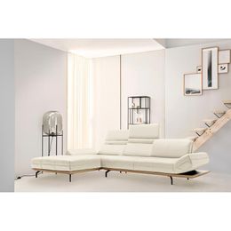 Creation BY ROLF BENZ Ecksofa &raquo;CR.420, Designecksofa, bequem, verstellbare R&uuml;ckenlehne, L-Form&laquo; in 2 Qualit&auml;ten, Holzrahmen in Eiche Natur oder 