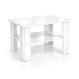 OTTO home Couchtisch &raquo;CT 2 Wohnzimmertisch, Sofatisch, Beistelltisch, Kaffeetisch&laquo; Mit Ablage, quadratisch/rechteckig, wei&szlig; Hochglanz oder Sonoma-