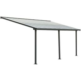 Terrassendach &raquo;Olympia 3x6.1&laquo; BxT: 619x295 cm grau Aluminium, Polycarbonat (PC) B/H/T: 619cm x 305cm x 295cm