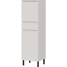 Germania Midischrank &raquo;Scantic&laquo; 1 Stk. tlg. mit griffloser Optik braun Holzwerkstoff, MDF Kaschmir, B/H/T: 34cm x 120cm x 34cm, Schubladen: 1 Stk. 