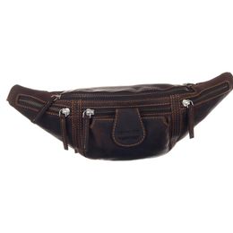 GreenLand Nature Damen GreenLand Nature G&uuml;rteltasche robust schwarz B/H/T: 36cm x 12cm x 7cm