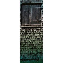 ARCHITECTS PAPER Fototapete &raquo;Chalet&laquo; Landhaus Tapete Fototapete Natur Panel 1,00m x 2,80m blau Vlies B/L: 1m x 2,8m