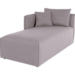 OTTO home Ottomane &raquo;N&ouml;re&laquo; Modul - zum Zusammenstellen; in vielen Bezugsqualit&auml;ten und Farben grau Samtoptik (100% Polyester);Struktur (100% 