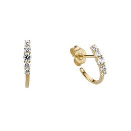 Firetti Damen Paar Ohrstecker &raquo;Schmuck Geschenk Gold 333 Ohrschmuck&laquo; mit Zirkonia (synth.) gold Gelbgold 333