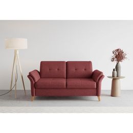 Sit & More sit&more 3-Sitzer &raquo;G&ouml;teborg&laquo; inklusive Sitztiefenverstellung und Federkern lila B/H/T: 191cm x 90cm x 102cm, Flachgewebe AMSTERDAM, Inklusive 