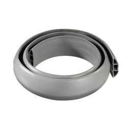Hama Kabelkanal &raquo;Flexibler Kabelkanal,180 x 6 x 1 cm, PVC, Grau&laquo; selbstklebend, halbrund, plastikfrei, universell k&uuml;rzbar grau Polyvinylchlorid (PVC) 