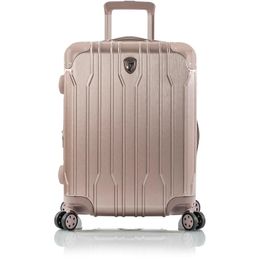 Heys Herren Hartschalen-Trolley &raquo;Xtrak, in verschiedenen Farben und Gr&ouml;&szlig;en&laquo; 42 l 4 Rollen Handgep&auml;ck-Koffer TSA Schloss Volumenerweiterung beige B/H/T