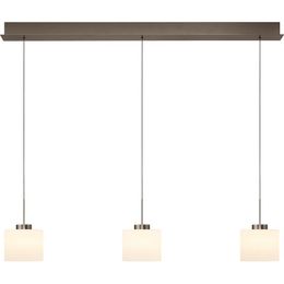 HELL h&ouml;llisch gutes Licht LED Pendelleuchte &raquo;ELLI&laquo; LED-Modul 1 Stk. Warmwei&szlig; B-Link Fernbedienung, Stufenlos h&ouml;henverstellbar wei&szlig; 3, 1 Stk.
