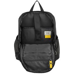 Camel Active Damen Camel Active Rucksack &raquo;Terra&laquo; aus recyceltem Nylon und volumin&ouml;s aufgesetzten Taschen schwarz B/H/T: 28cm x 40cm x 13cm