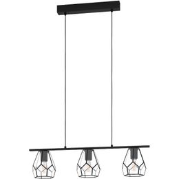 Eglo H&auml;ngeleuchte &raquo;MARDYKE&laquo; E27 1 Stk. H&auml;ngeleuchte in schwarz aus Stahl - exkl. E27 - 40W schwarz H: 110cm, 1 Stk.