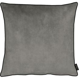 Apelt Dekokissen &raquo;Ruby&laquo; Kissenh&uuml;lle ohne F&uuml;llung, 1 St&uuml;ck grau Polyester B/L: 46cm x 46cm, 1 Stk.