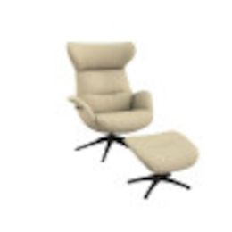FLEXLUX Relaxsessel &raquo;Fernsehsessel More, ergonomisch, drehbar, robuster Fu&szlig;, Scandi&laquo; Premium Komfort, R&uuml;cken- & Kopfteilverstellung, drehbar, Fu&szlig; 