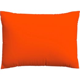 Schlafgut Kissenbezug &raquo;Premium Kissenbezug Woven Satin (1 St)&laquo; Ton-in-Ton Rei&szlig;verschluss, Fadendichte von 300tc, Uni, OEKO Tex rot Mako-Satin, Obermaterial: 100