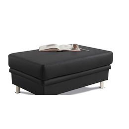Sit & More sit&more Hocker &raquo;Mailand, B: 102 cm&laquo; individuell zu kombinieren schwarz Luxus-Kunstleder;Kunstleder Softlux ;NaturLEDER (echtes Rindleder)/Korpus 