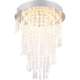 REALITY LEUCHTEN LED Deckenleuchte &raquo;POMP, LED Deckenlampe 18W 2400 Lumen CCT 2700-6500K &Oslash; 30cm H.40cm&laquo; LED-Board 1 Stk. Farbwechsler warmwei&szlig; - 