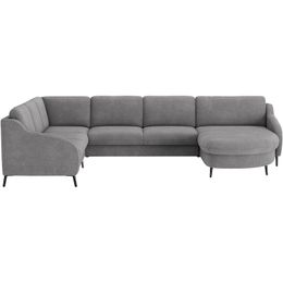 Sit & More sit&more Wohnlandschaft &raquo;Soul U-Form&laquo; wahlweise mit Schlaffunktion und Schubkasten grau 95% Polyester, 10% Polyamid B/H/T: 372cm x 90cm x 227cm, 